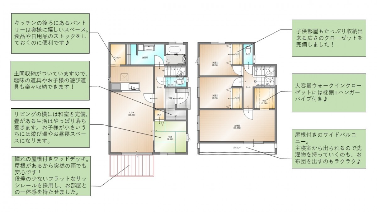 浜松市 東区 中郡町｜105.16㎡｜4LDK+S｜建築実例｜コトハグ グッドリビングの分譲住宅｜浜松市・磐田市・掛川市エリアの建売情報サイト